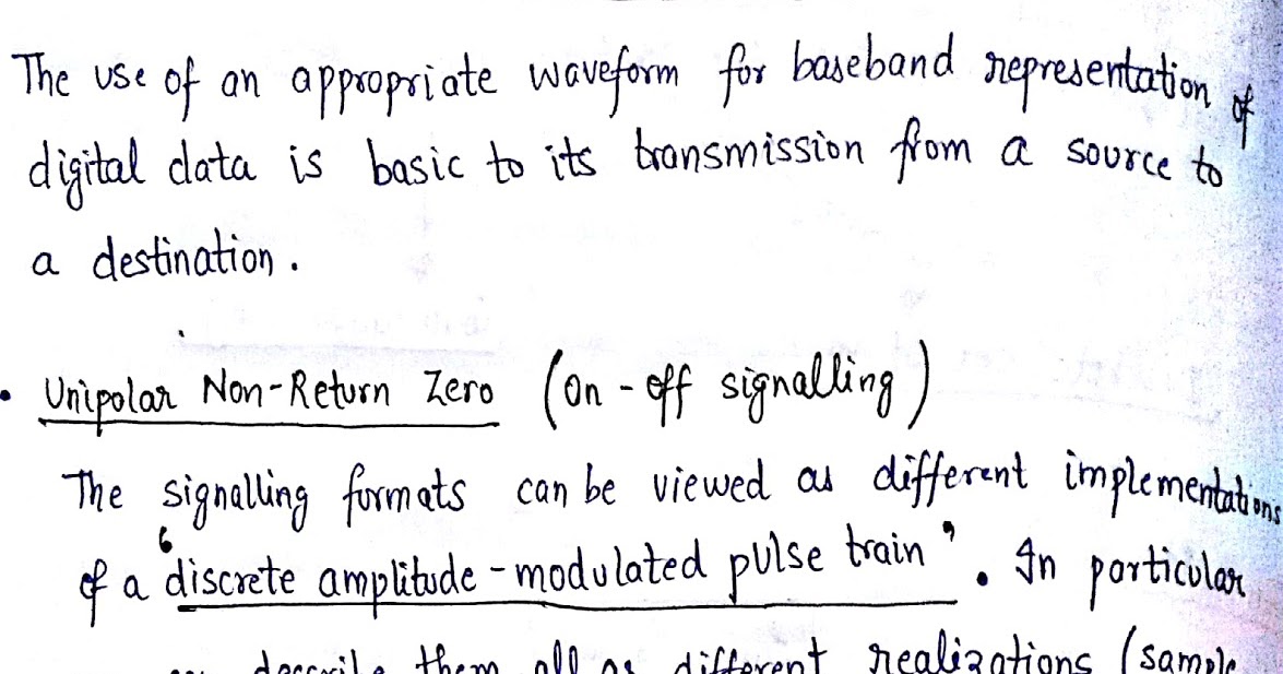 Line Coding PSD - (ECE-4001)
