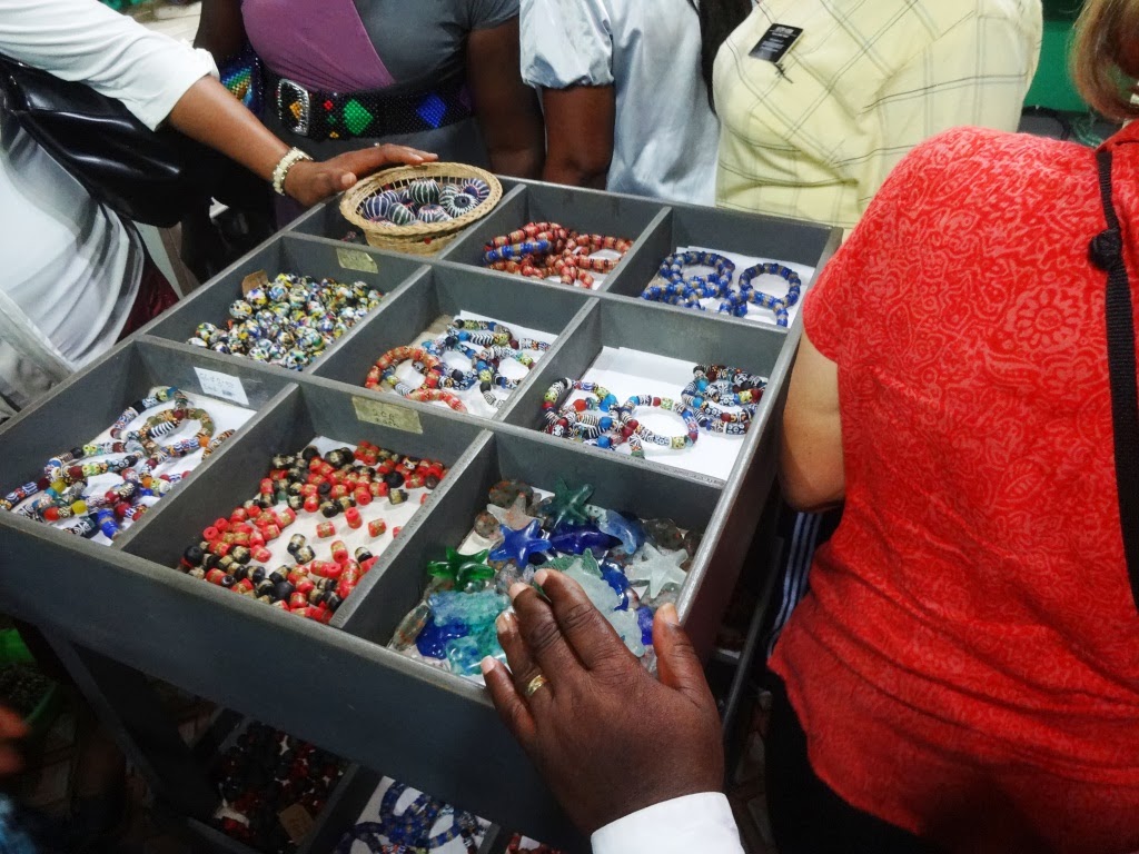 Kirkham's Mission Blog from Liberia: Making Beautiful Glass Beads