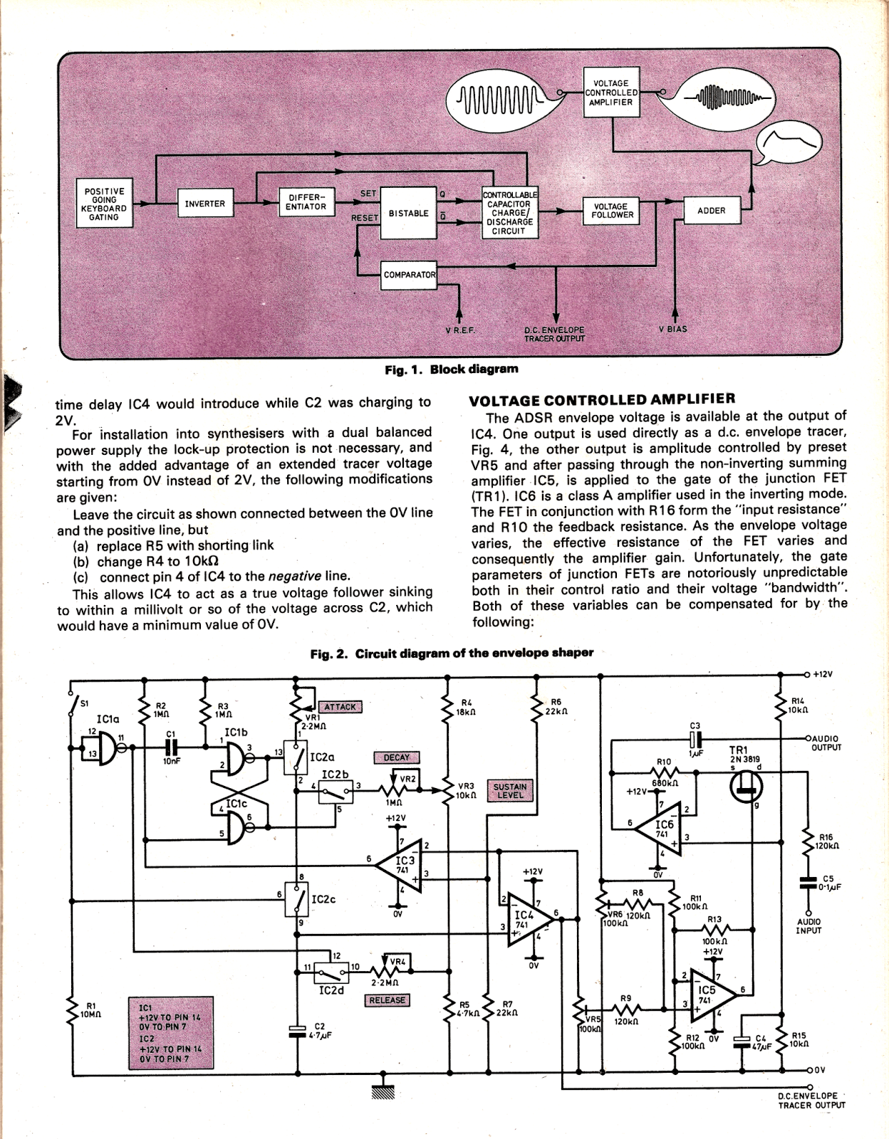 Paul In The Lab: ADSR Envelope Shaper Stripboard Veroboard Layout