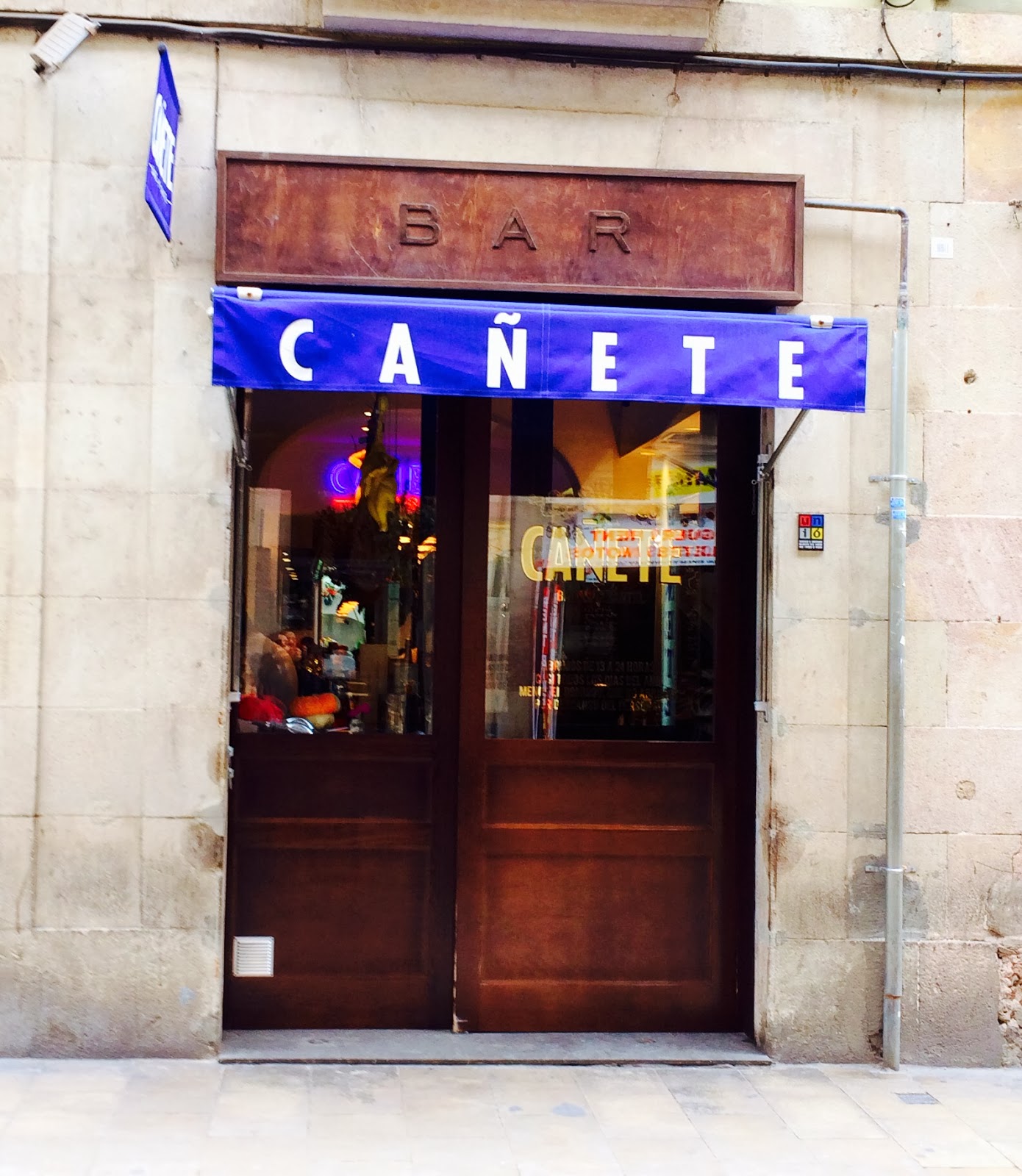 IT BCN Lifestyle: BAR CAÑETE | Menú de barra y solera
