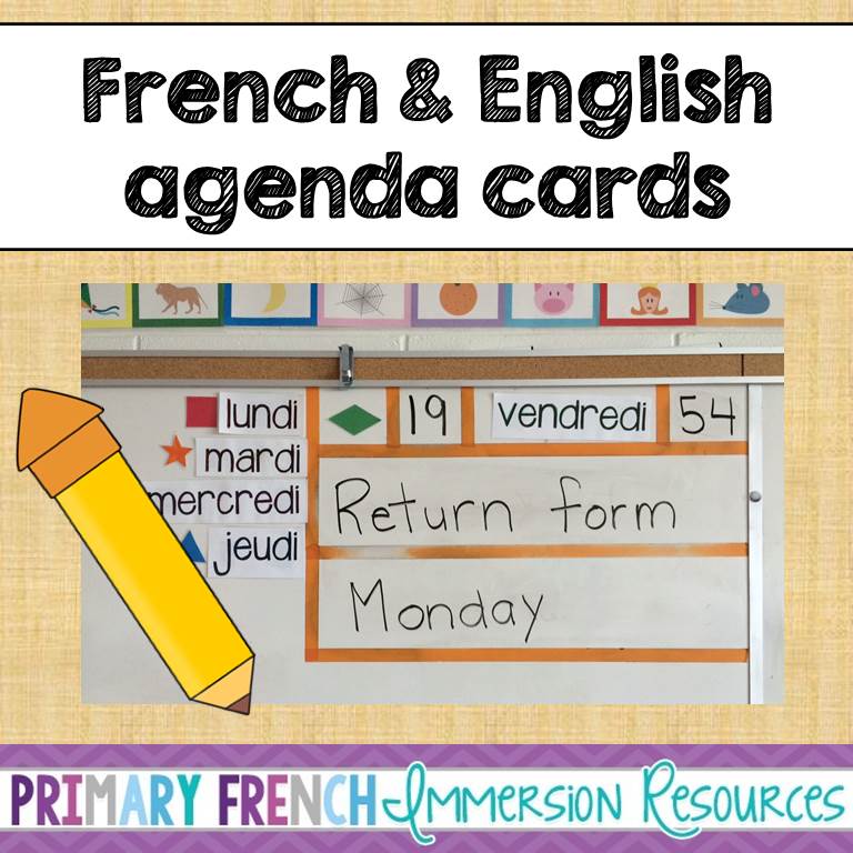 Resources to set up your classroom! - Primary French Immersion Resources