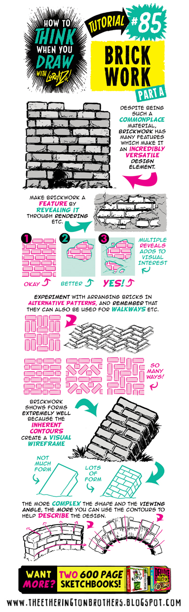 The Etherington Brothers: How to THINK when you draw BRICKS, WALLS and ...