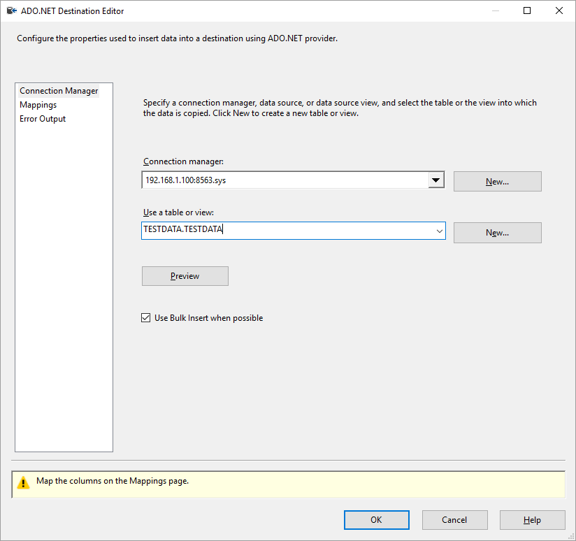 Realized Design Exasol Using Ssis To Load Our Data Warehouse