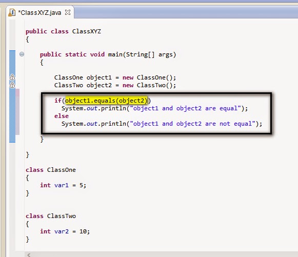 Selenium-By-Arun: 202. Using equals( ) method of Object Class Selenium-By-Arun: 202. Using equals( ) method of Object Class