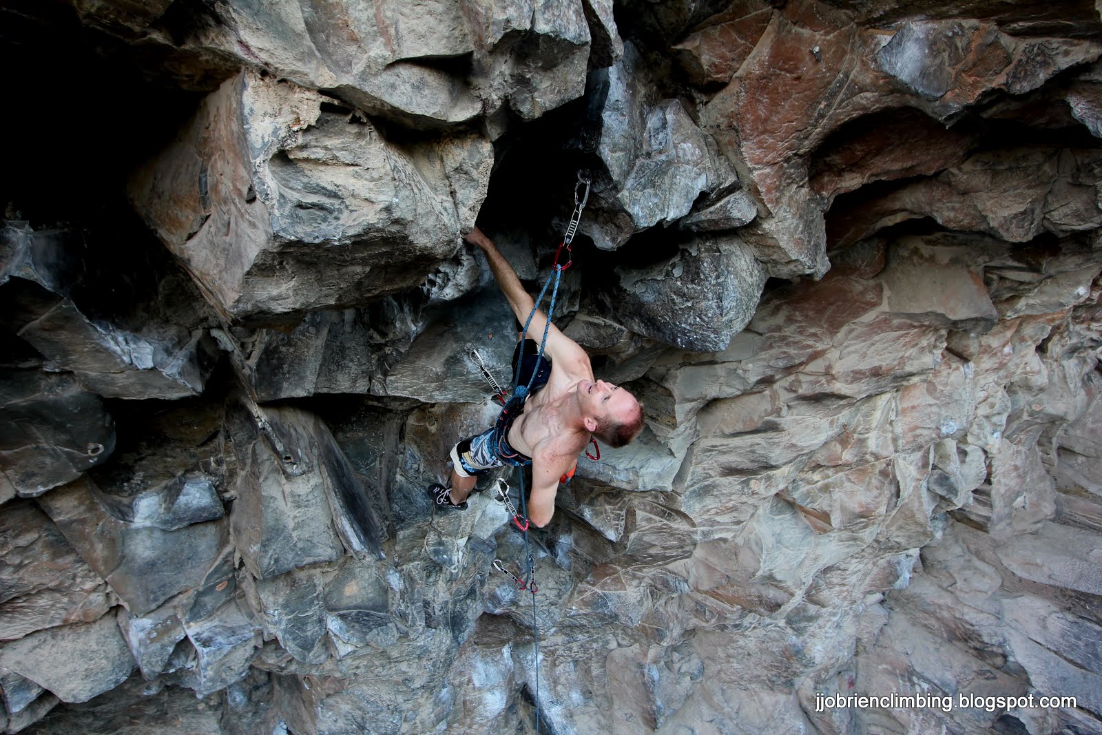 Expedition Equipment: Andy Richardson at Coolum Cave QLD.