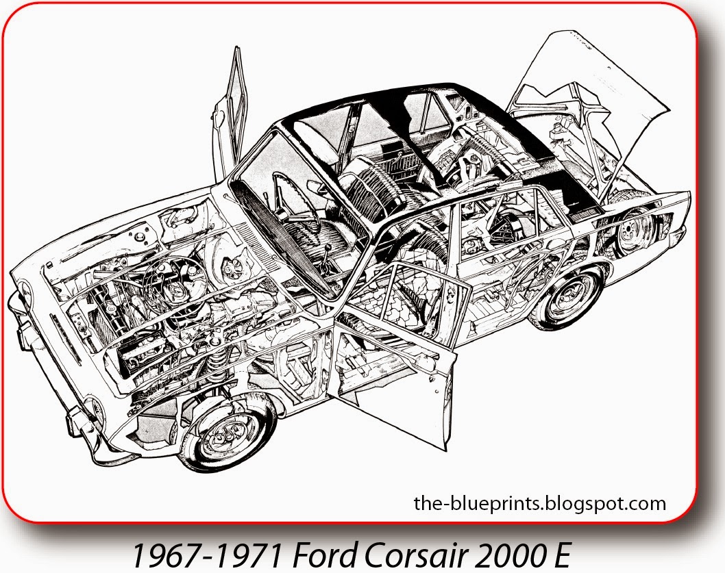 Vector Blueprints - Cars, Trucks, Busses and others: Ford - Illustrations