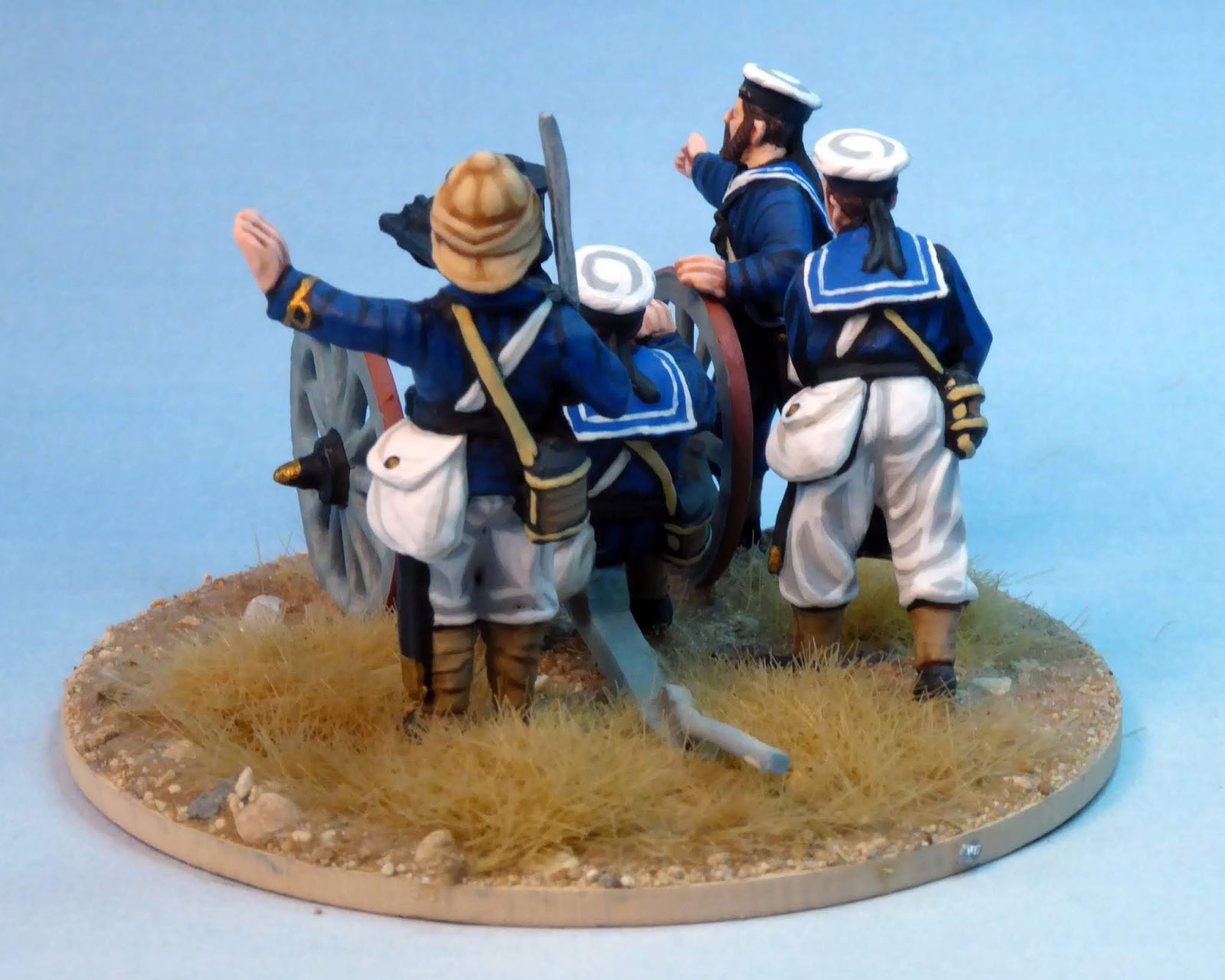 Over Open Sights: Perry Miniatures Sudan Naval Brigade Gatling Gun and crew