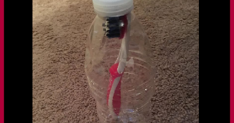 Dollar Store Crafter: DIY Toothbrush Container :)