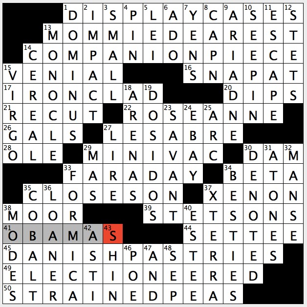 Rex Parker Does the NYT Crossword Puzzle: Plumeria creation / SAT 2-4 ...