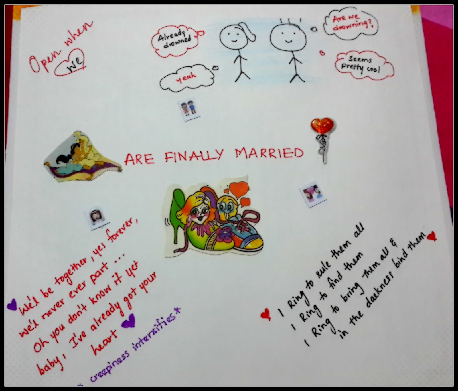 Open When Letters - Open When We Are Finally Married