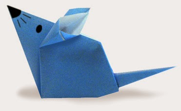 Mouse 2 - Easy Origami instructions For Kids