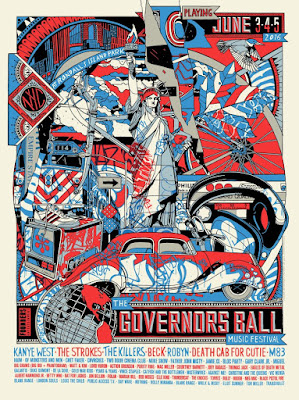 INSIDE THE ROCK POSTER FRAME BLOG: Governors Ball Music Festival Poster ...