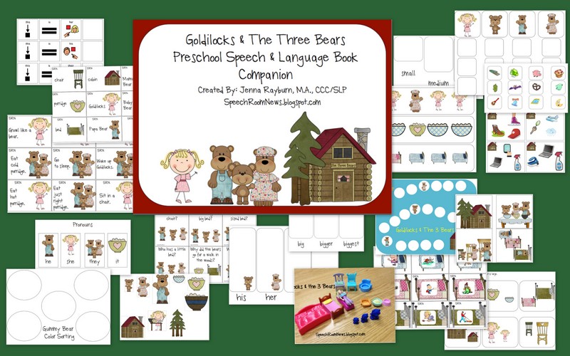 headlinesandmore: Goldilocks & the 3 Bears: Book companion