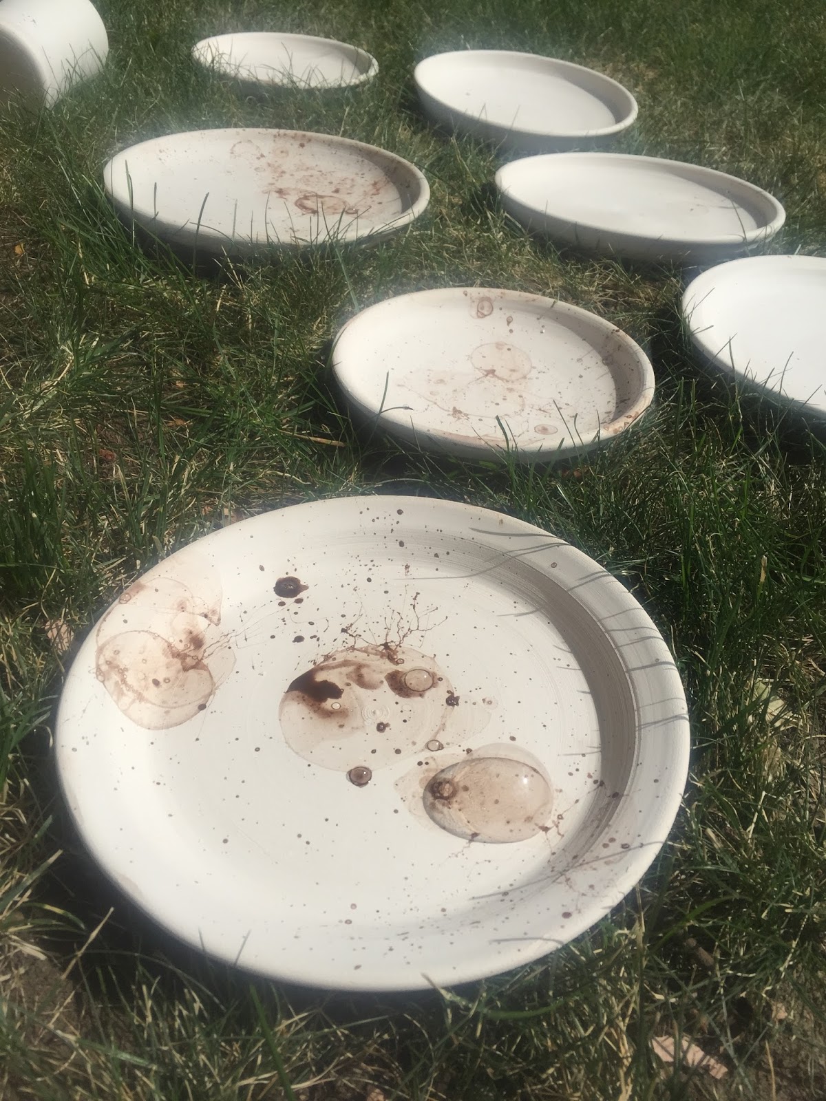 Rachel Dorn Ceramic Sculpture: Bubble Plates