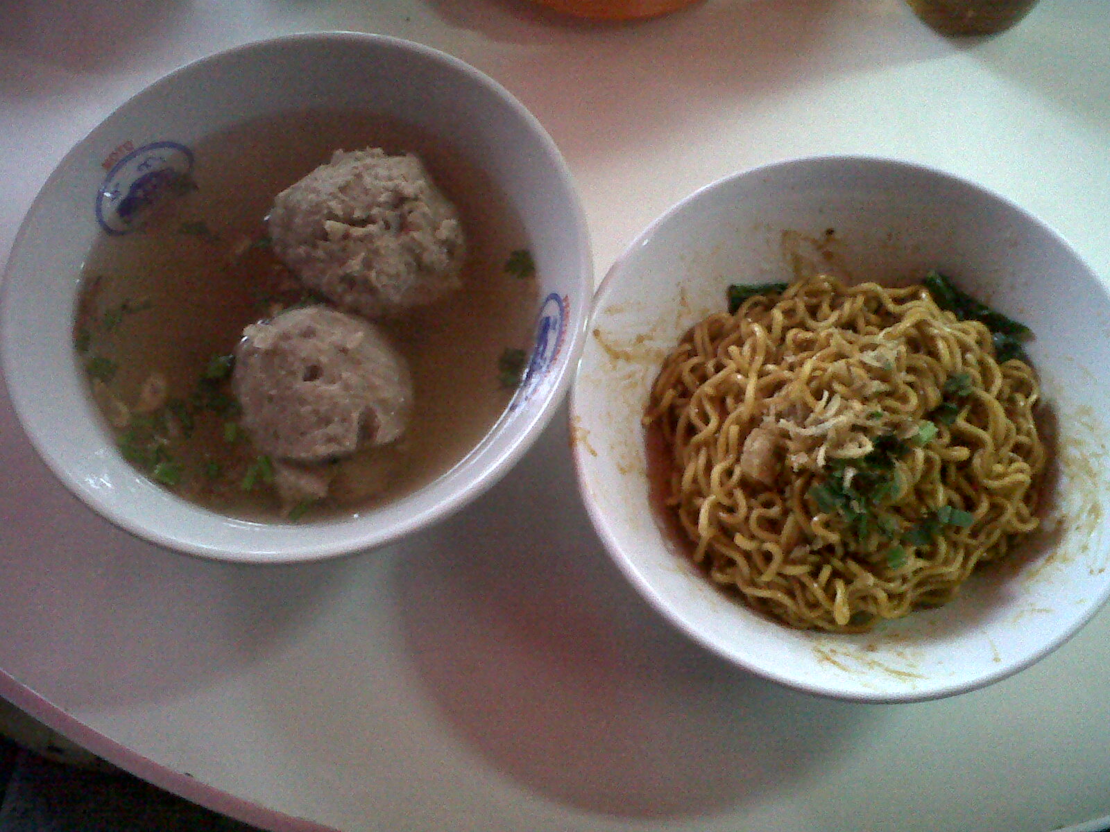 Yamin Manis with Bakso Rusuk