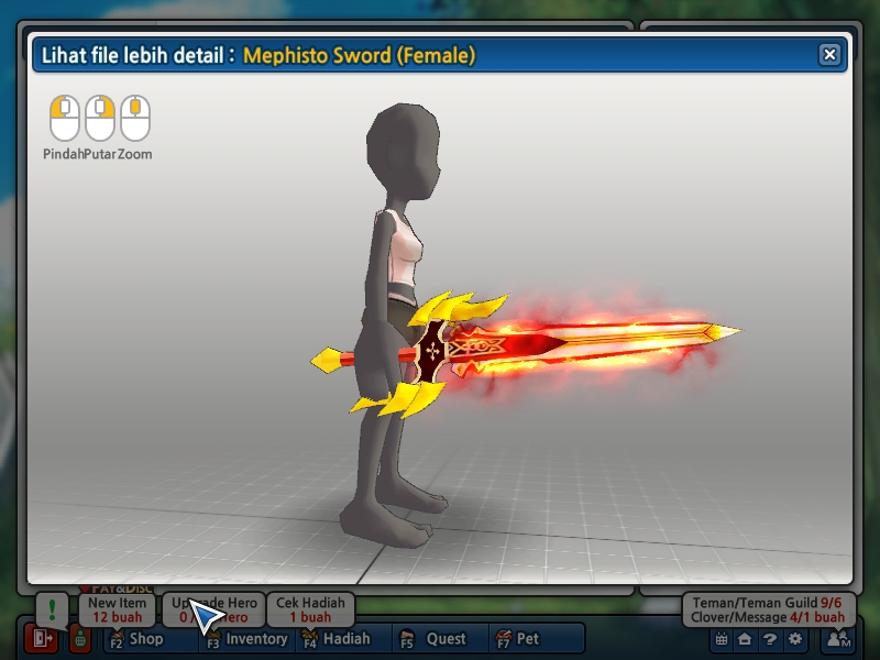 Gear Design Special Mephisto Sword Versi Uriel | freeskinlostsaga ...