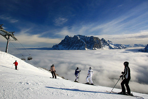 De Zugspitzarena in Tirol: Lermoos skigebied
