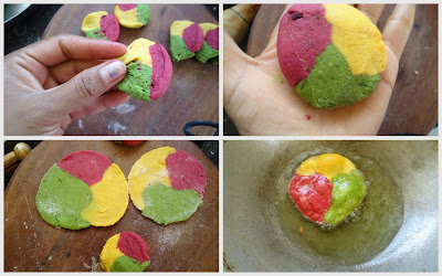 Tri Colour Puri Recipe | Tri Color Poori Recipe ~ Kiran's Food corner