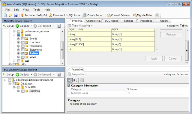 InSite I.T Web Blog: Migrating from MySQL to SQL Azure Using SSMA
