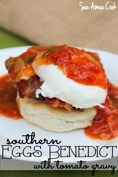 See Aimee Cook: Southern Eggs Benedict with Tomato Gravy