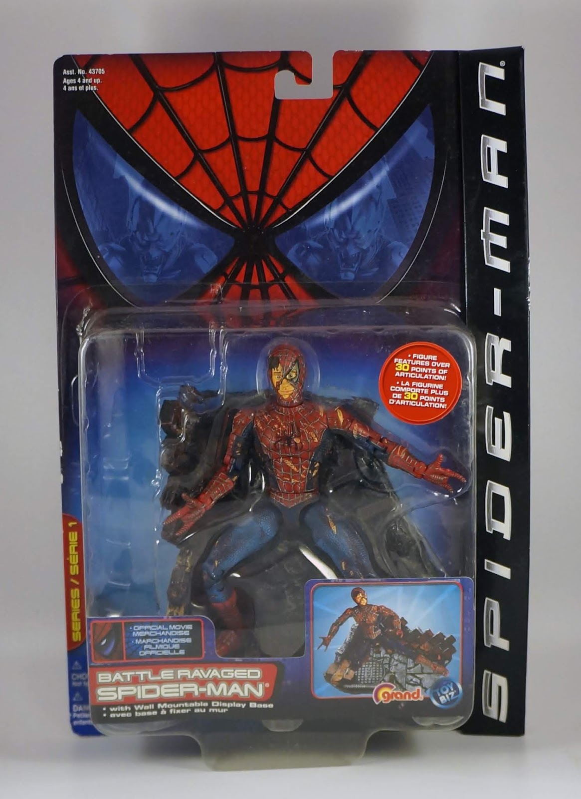 TOYS ARE LIFE: Retro Review - Spider-man Battle Ravaged Spider-man and ...