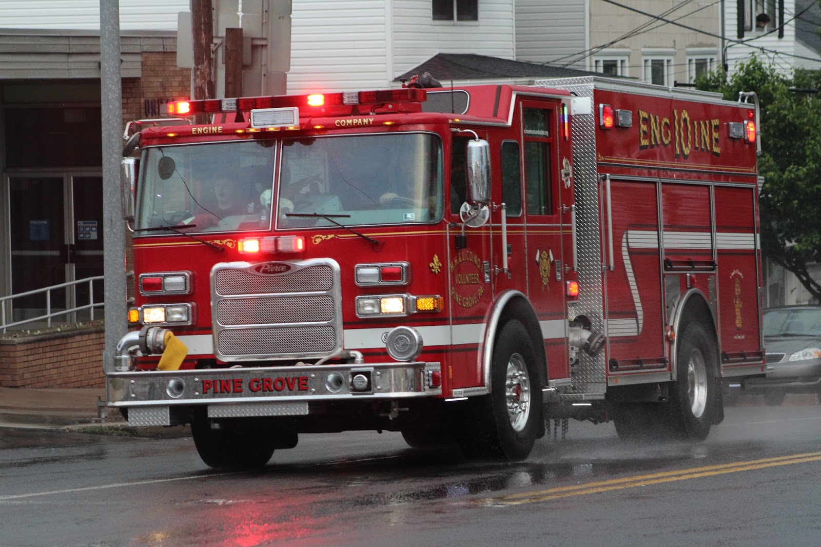 Friendship Fire Company Kicks Off Block Party with Fire Truck Parade