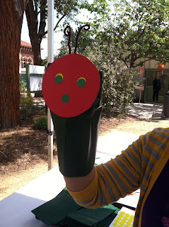Erin Go Build: Very Hungry Caterpillar Puppet Craft