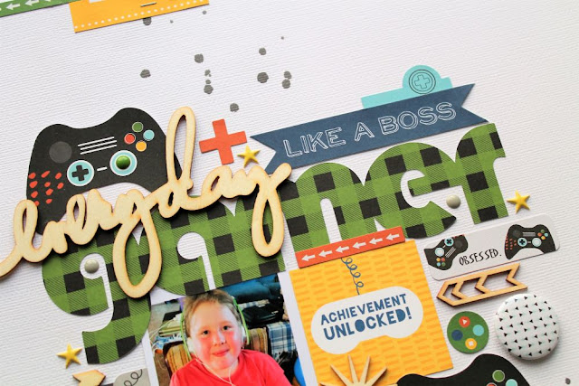 Sassy Scrapper: Everyday Gamer | Bella Blvd Alex | Tarrah McLean