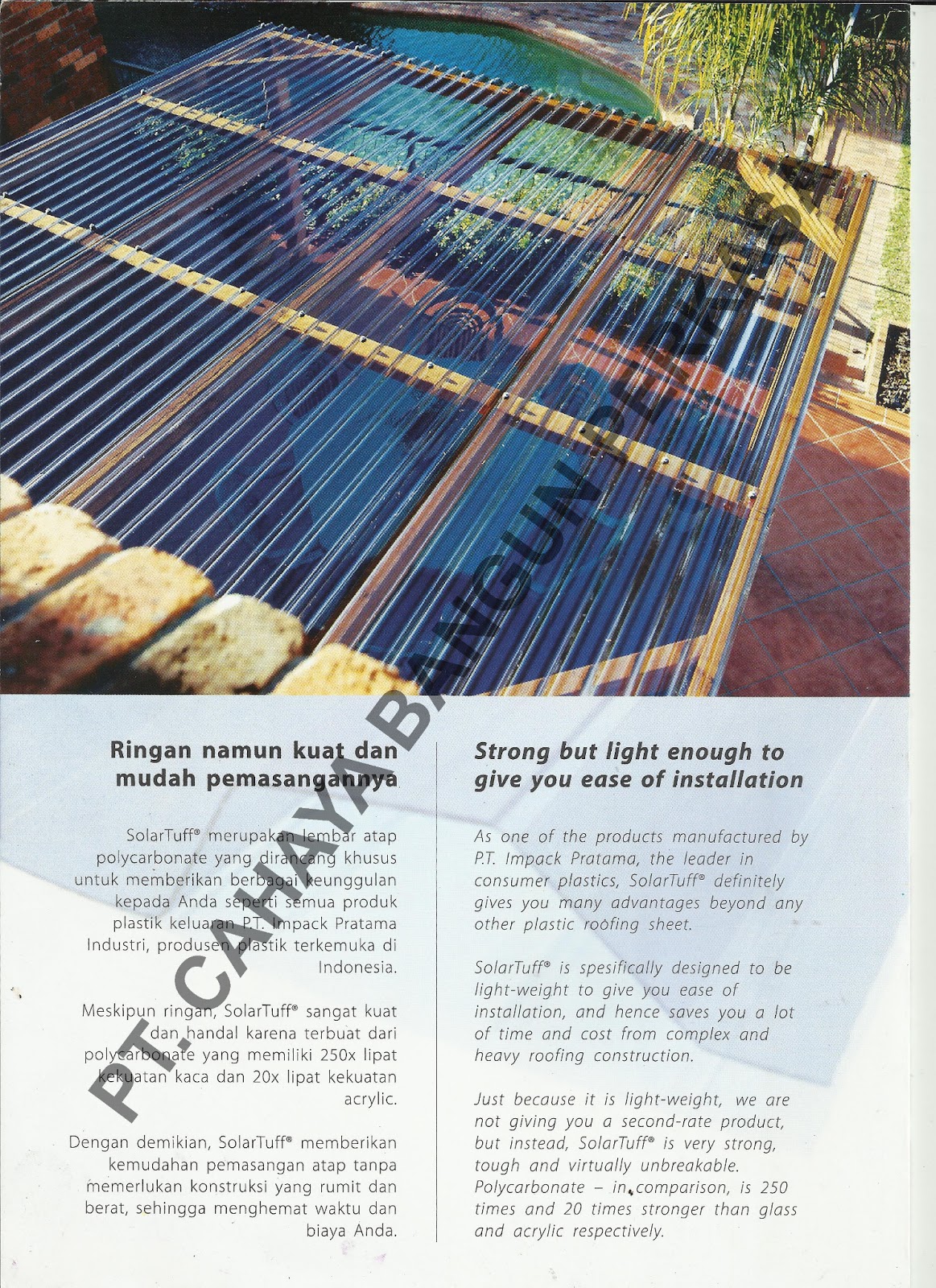 ATAP SOLARTUFF | ATAP TRASNPARAN | ATAP TRANSLUCENT | SOLARTUFF | HARGA ...