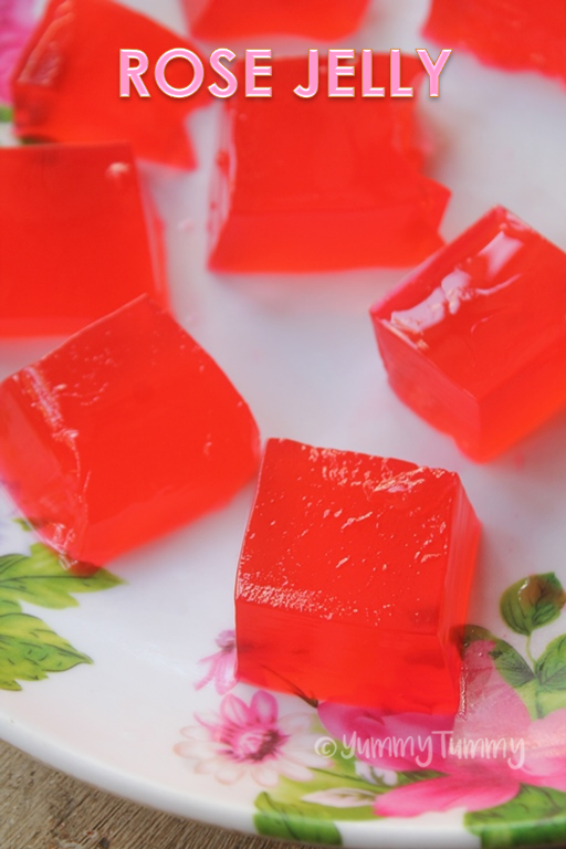 Rose Jelly | Rose Jelly Recipe | How to Make Rose Gelatin