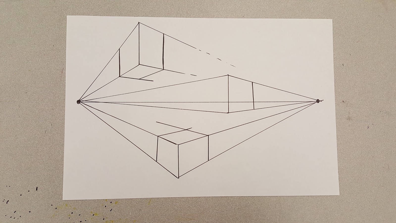 Nathan Smith's Art Ed Blog: Week #3: Perspective Drawing Exercise