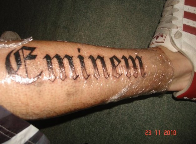 Eminem Tattoos | Life Style Pics