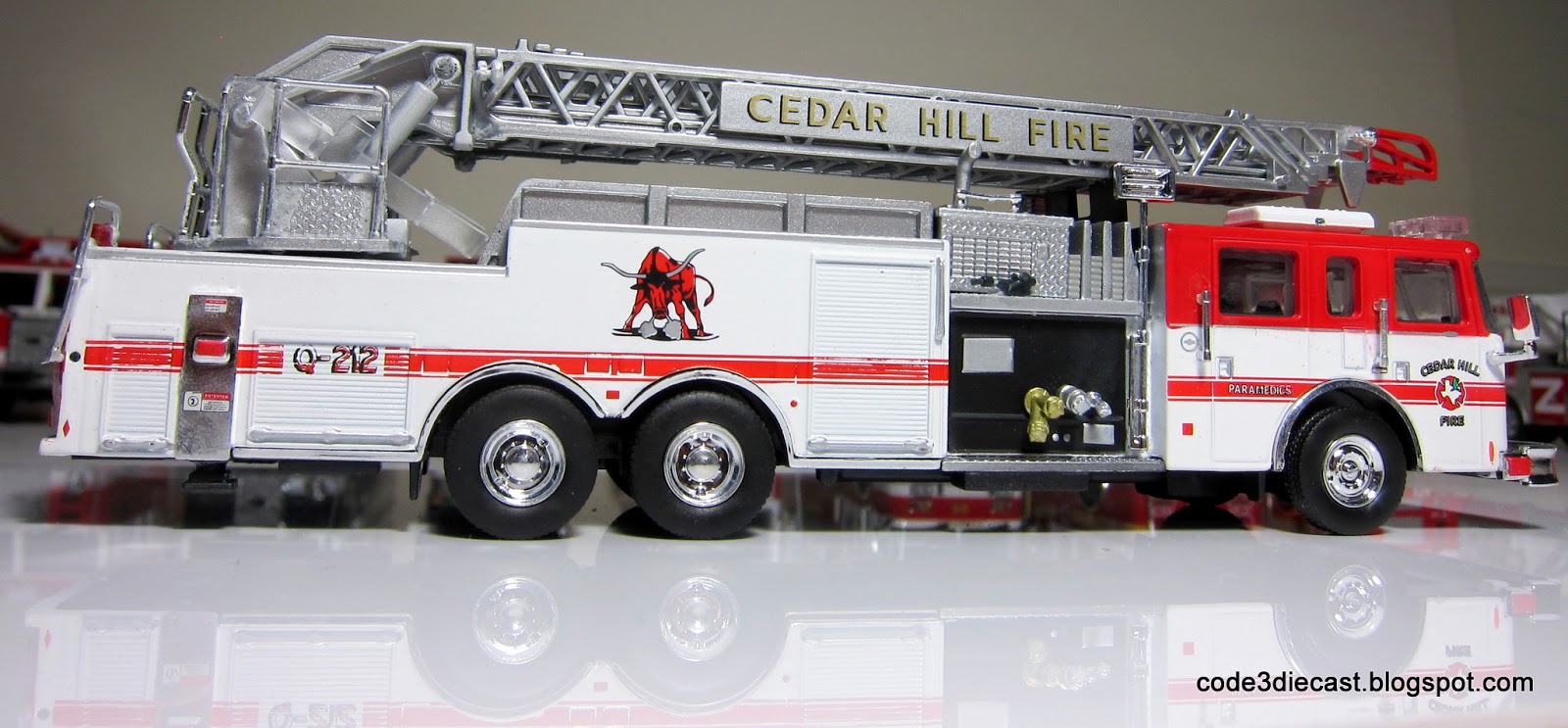 My Code 3 Diecast Fire Truck Collection: Pierce Dash Rear Mount Ladder