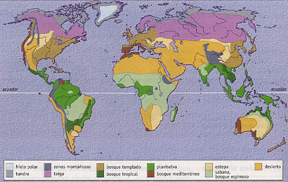 Nyfiken Geográfico: REGIONES NATURALES EN EL MUNDO