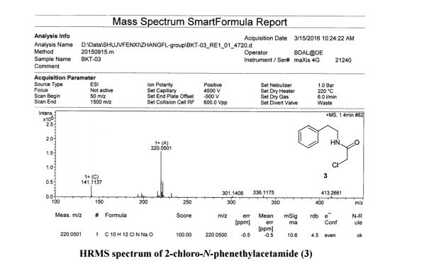 ORGANIC SPECTROSCOPY INTERNATIONAL: 2-chloro-N-(2-phenylethyl)acetamide