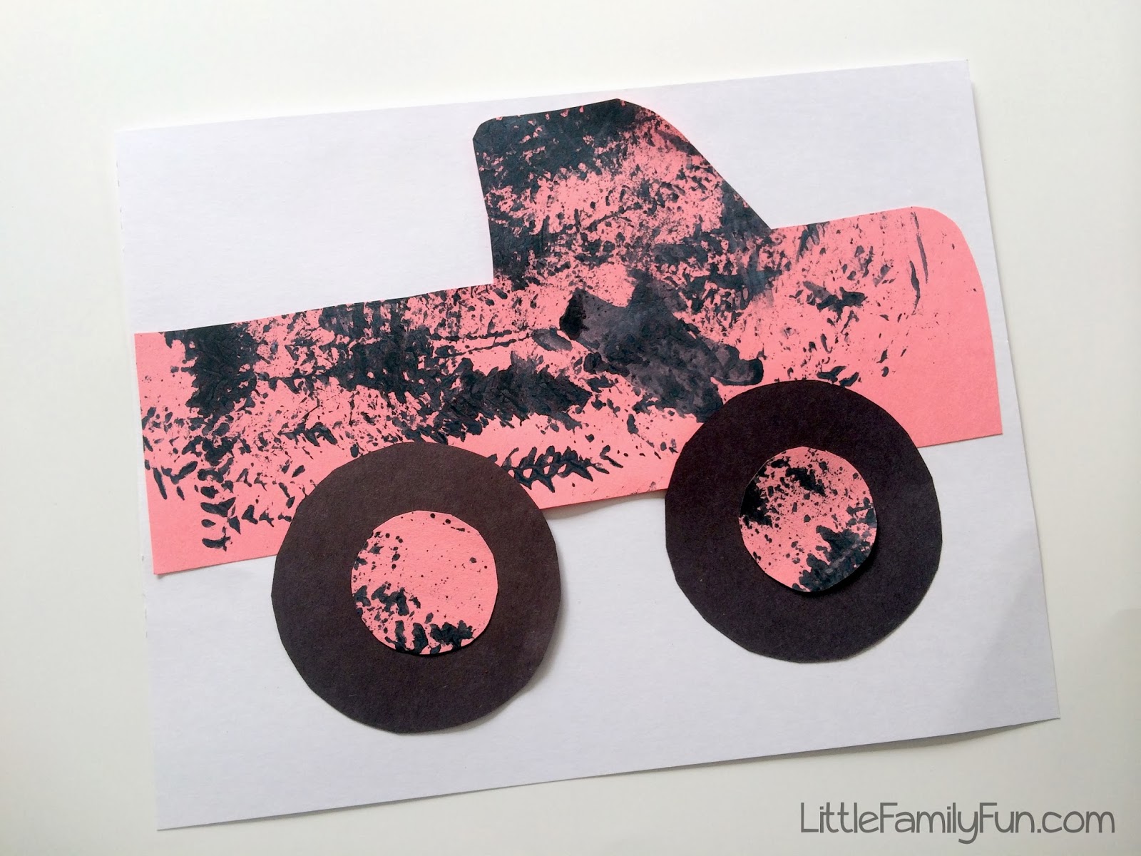 Little Family Fun: Monster Truck Craft