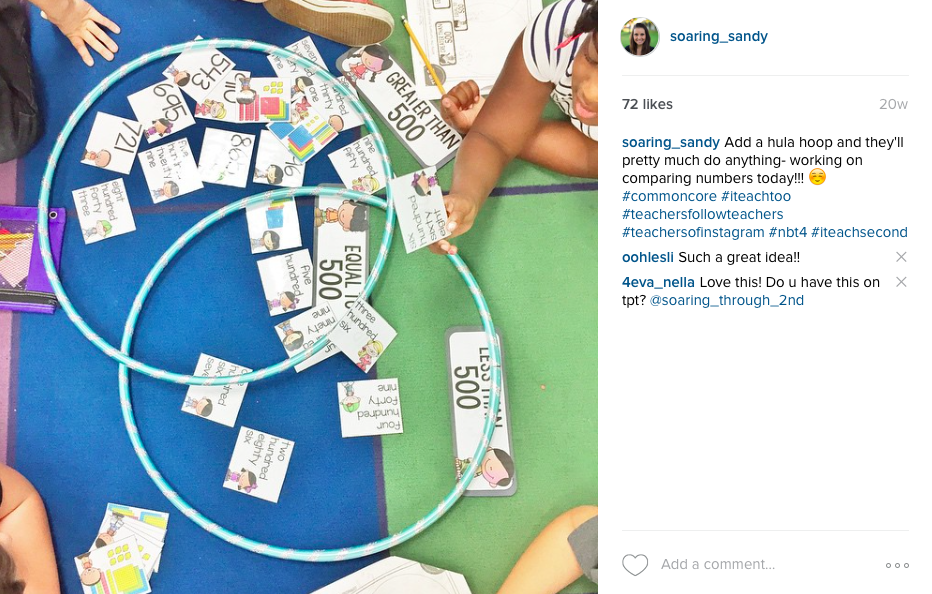 Comparing Numbers to 1,000 {FREEBIE} - Hello Sandy Patterson