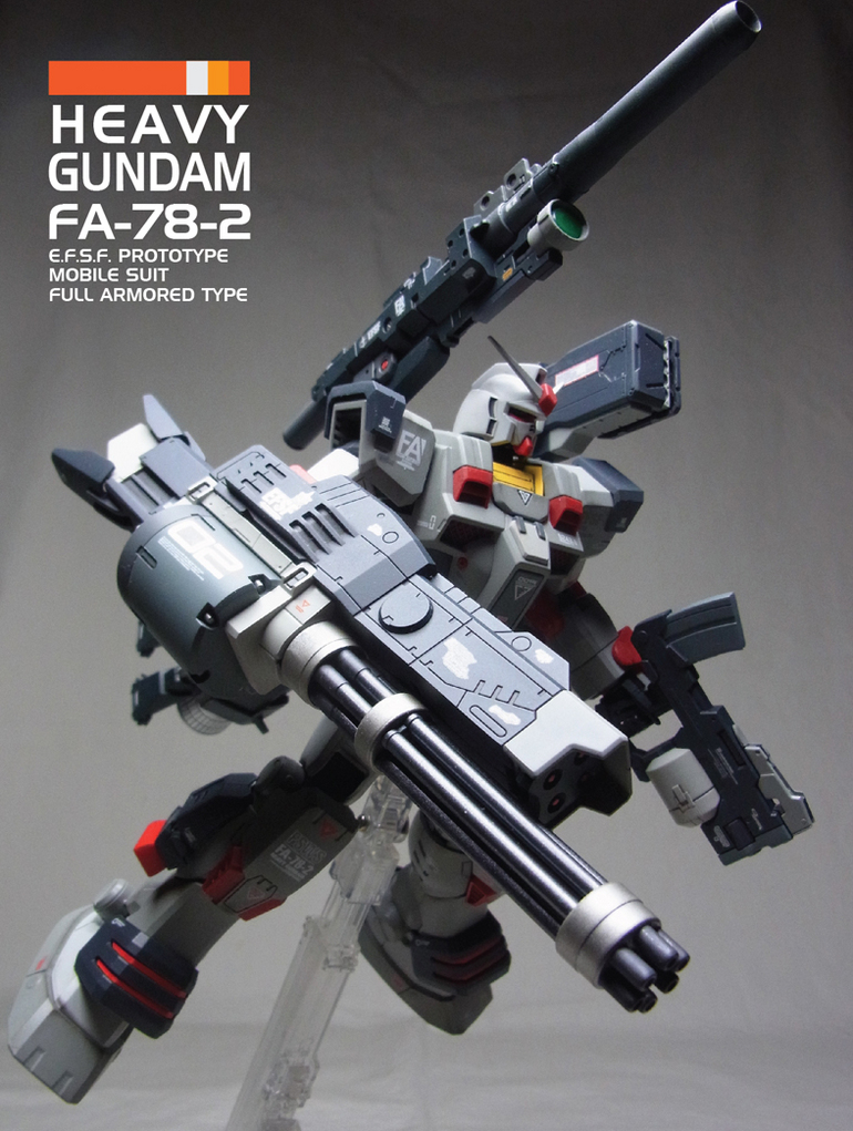 Custom Build: MG 1/100 Heavy Gundam [Detailed]