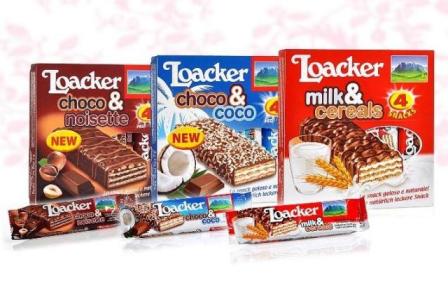 Isreview: Loacker Milk & Cereals and Choco & Nuts Wafer Snacks