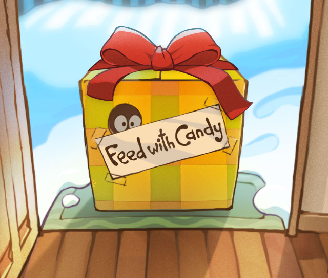TeIɘT: Cut the rope - Feed the little Om Nom with Candy