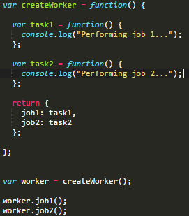 According to KISS: JavaScript Patterns: Revealing Module Pattern