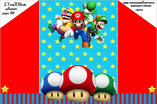Super Mario Bros Free Printable Invitations. - Oh My Fiesta! in english