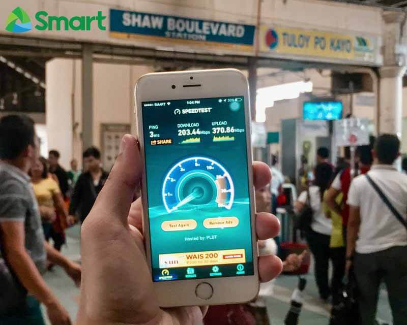 Smart to offer Free Public High Speed Wi-Fi Internet along EDSA