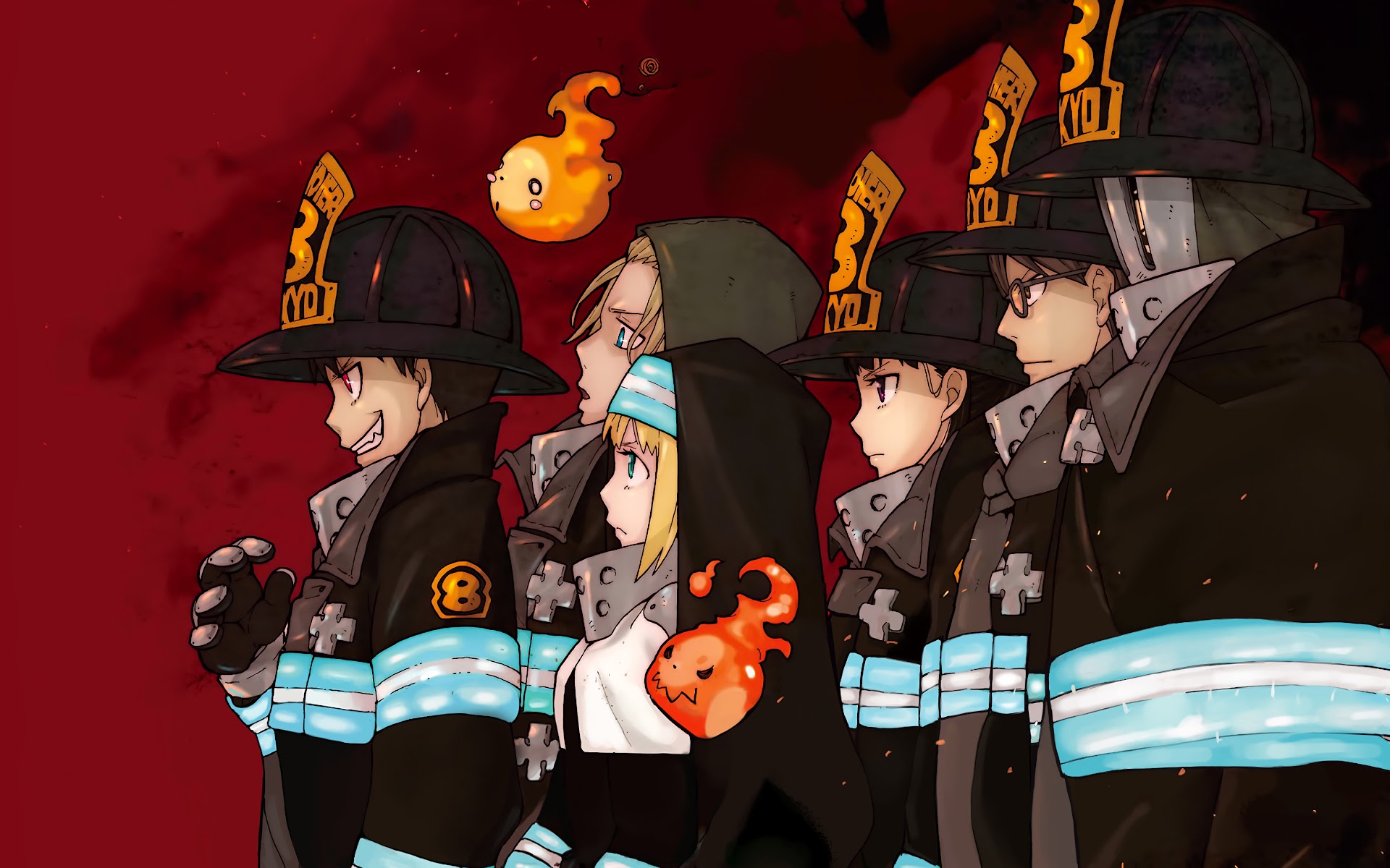 Fire Force, Special Fire Force Company 8, Characters, 4K, #4 Wallpaper ...