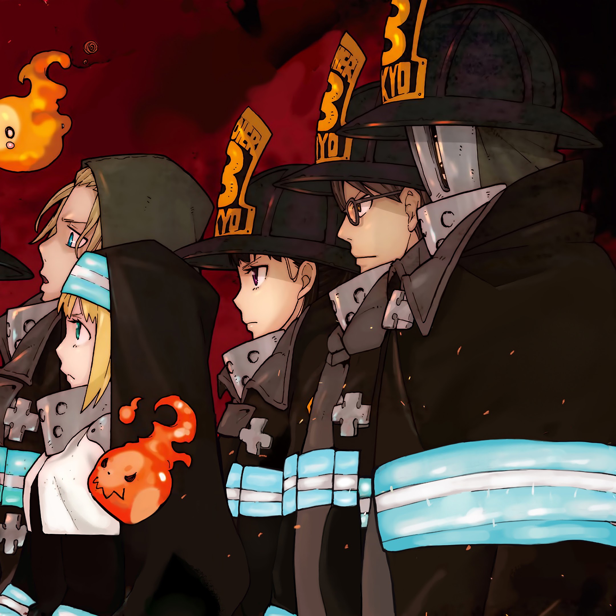 Fire Force, Special Fire Force Company 8, Characters, 4K, #4 Wallpaper ...