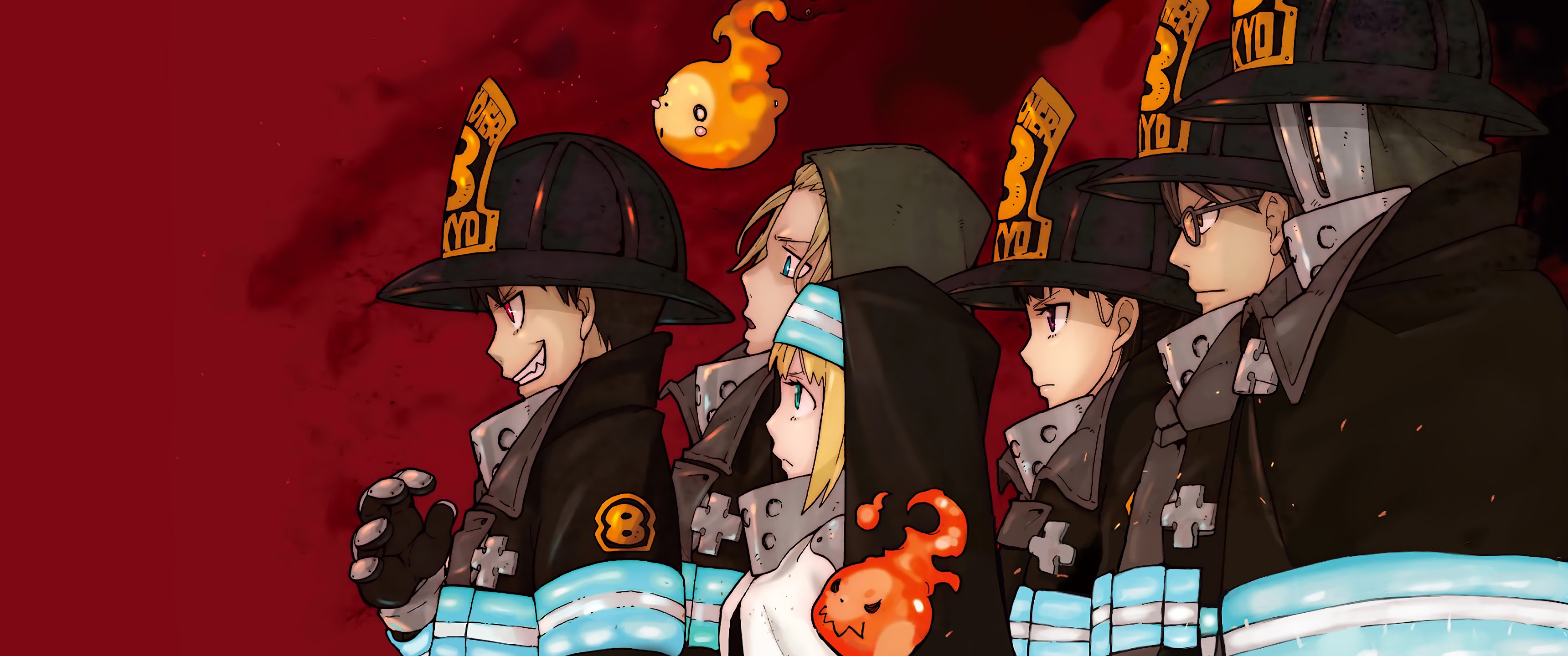 Fire Force, Special Fire Force Company 8, Characters, 4K, #4 Wallpaper ...