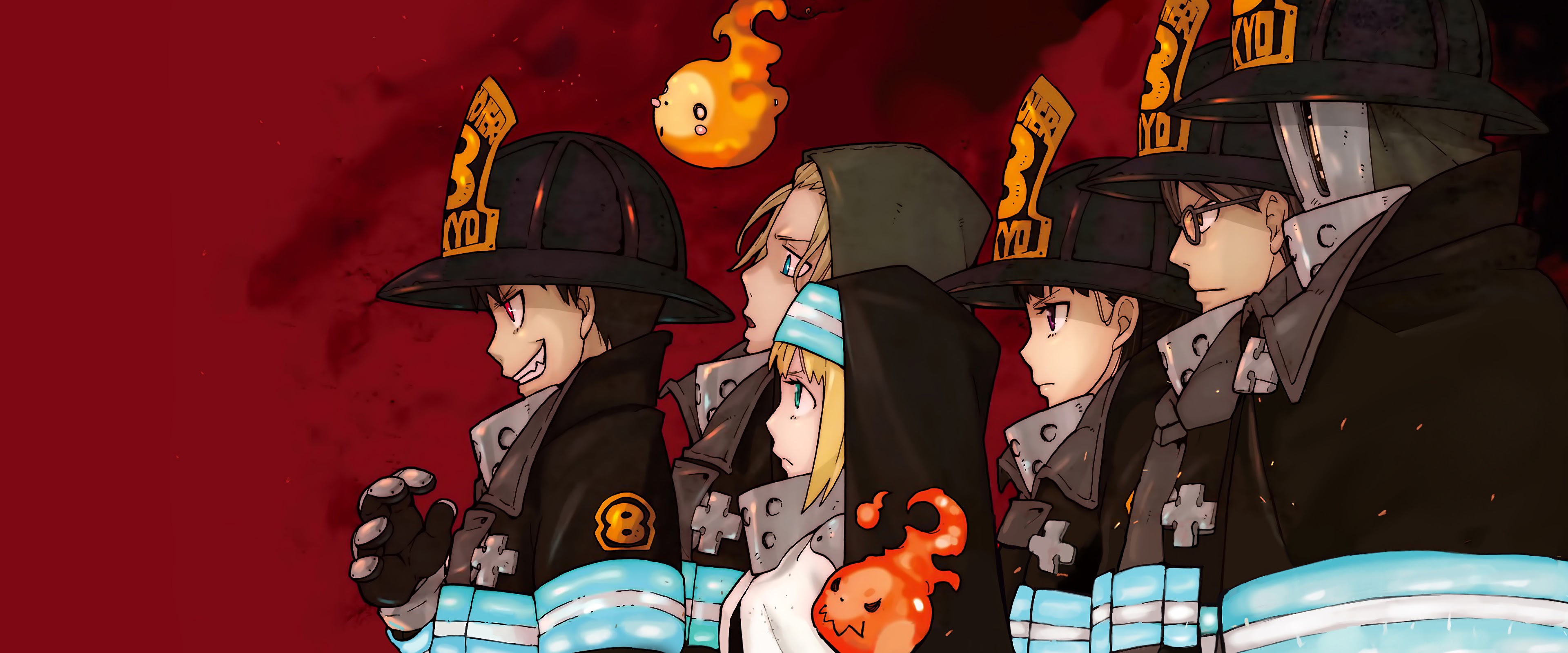 Fire Force, Special Fire Force Company 8, Characters, 4K, #4 Wallpaper ...