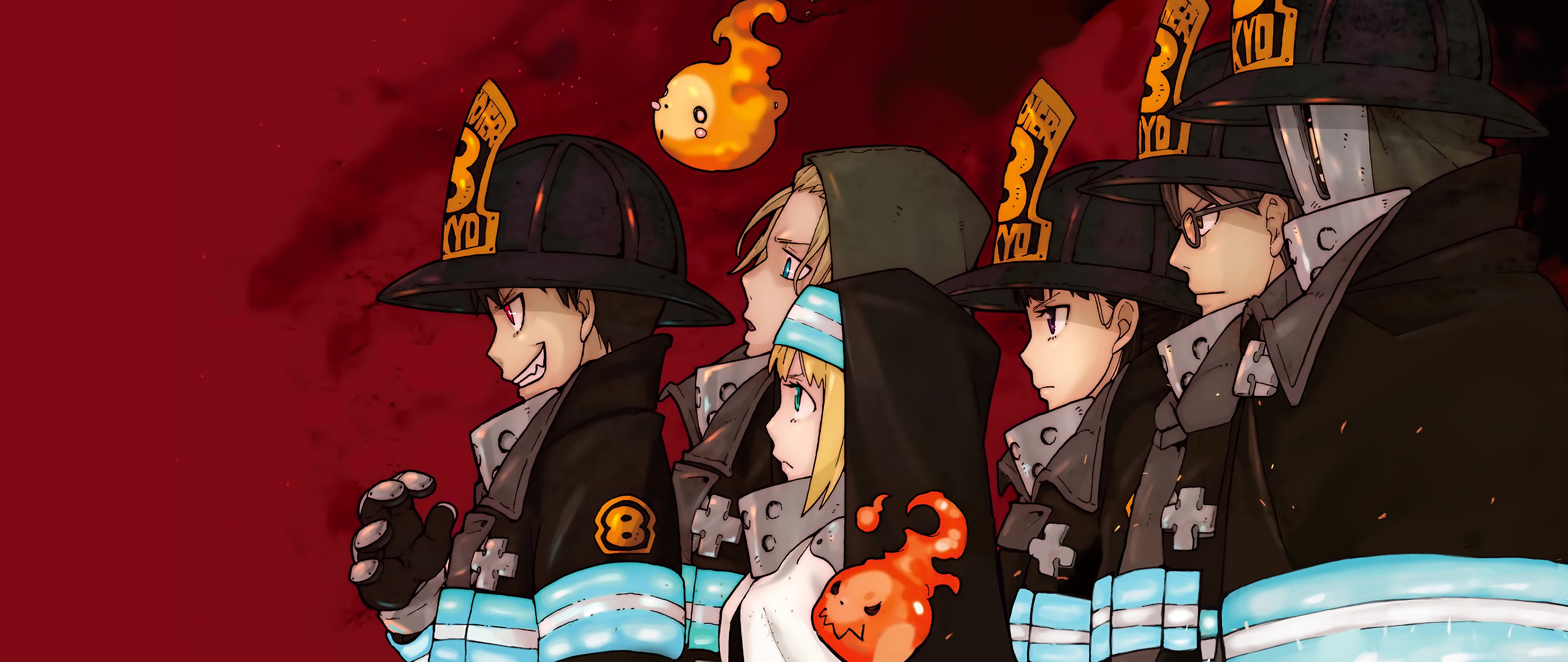 Fire Force, Special Fire Force Company 8, Characters, 4K, #4 Wallpaper ...