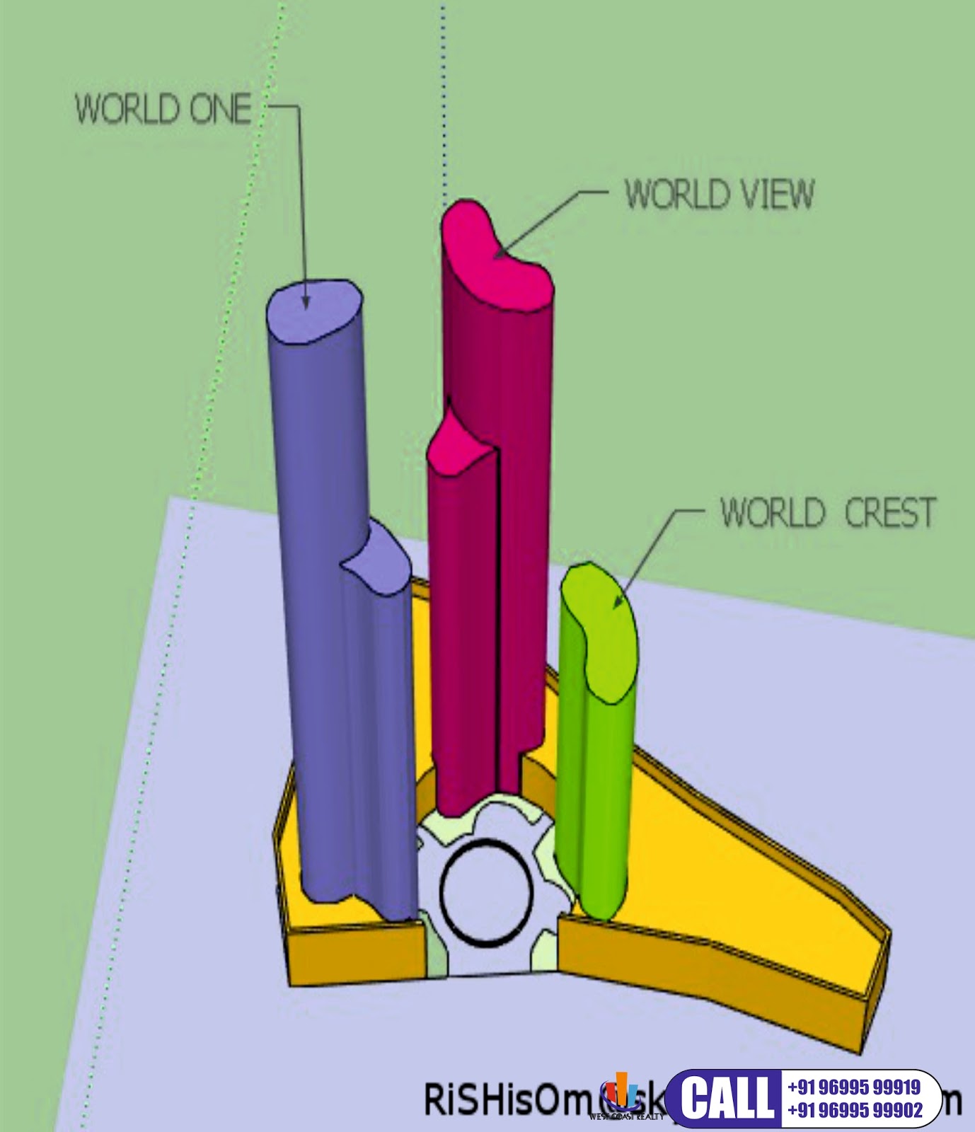 Lodha World Towers, Lodha World Crest,Lodha World One ,Lodha World View ...