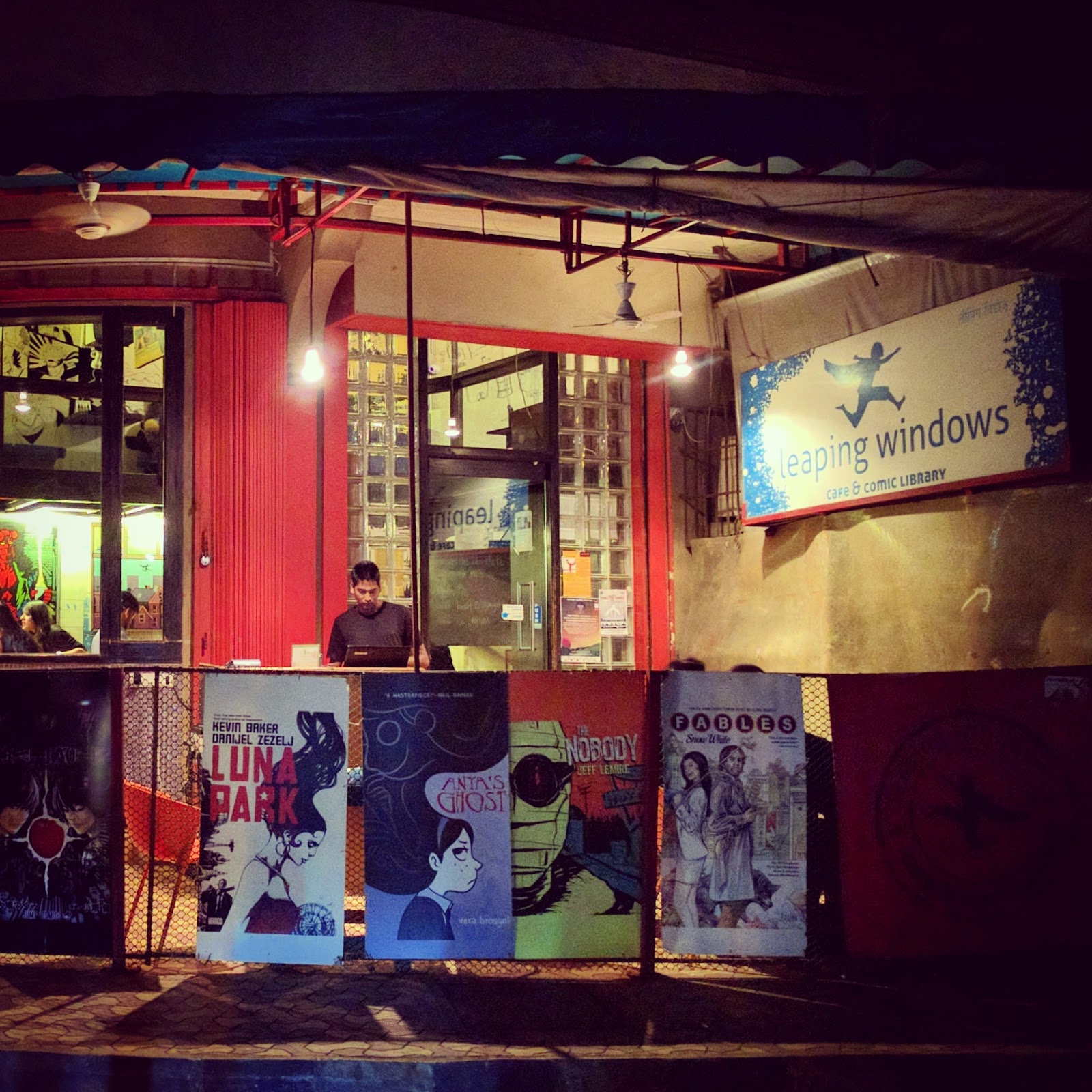 Leaping Windows Comic Cafe - A Review